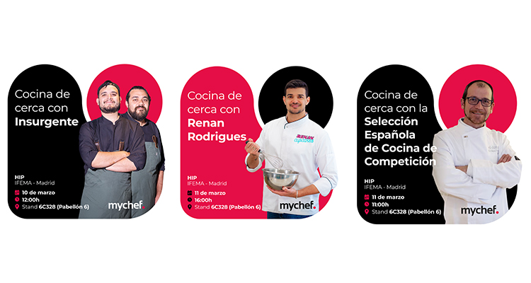 Mychef lleva su tecnología de cocción inteligente a HIP 2025 con showcookings exclusivos ...