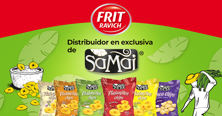 Frit Ravich distribuye los snacks Samai en exclusiva - InfoHoreca
